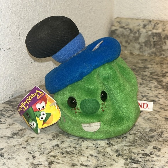 Gund | Small Pets | Rare Veggie Tales Phillipe Pea French Pea Gund ...